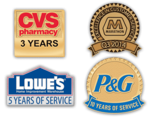 Employee Award & Recognition Pins - High Quality - Lowest Prices